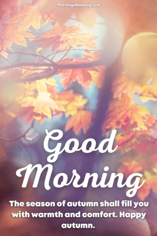 50+ Good Morning Autumn Images & GIFs