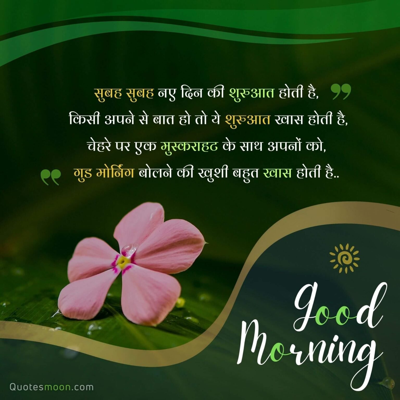 110+ Amazing Good Morning Hindi Images & Wishes