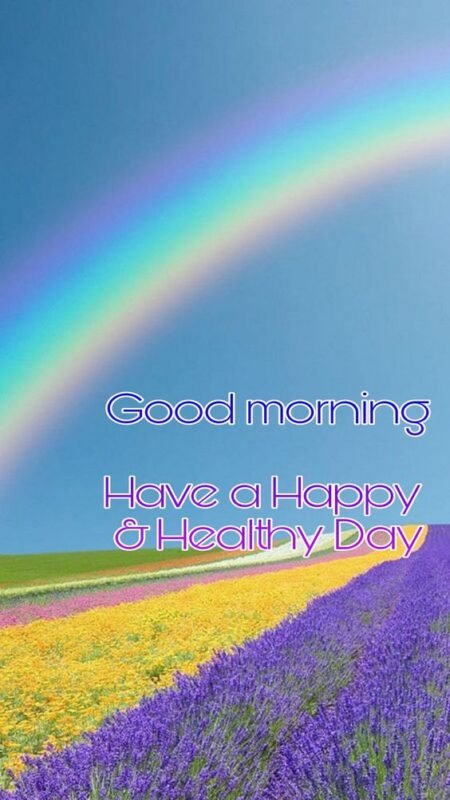 30+ Good Morning Rainbow Images