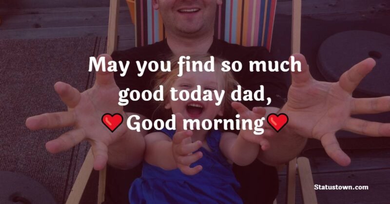 30+ Good Morning Dad Images