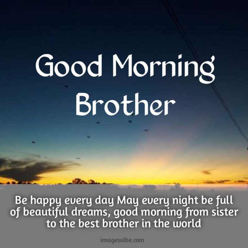 40+ Good Morning Brother Images