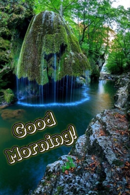 30+ Good Morning Waterfall Images