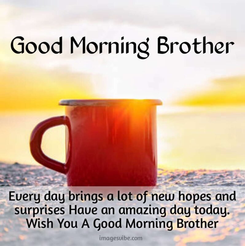 40+ Good Morning Brother Images