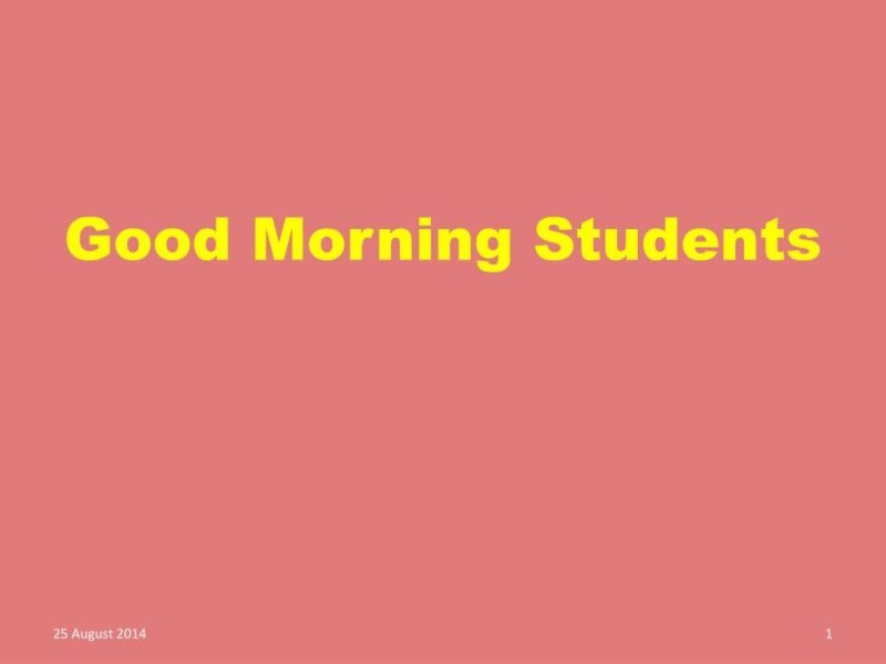 25+ Good Morning Students Images